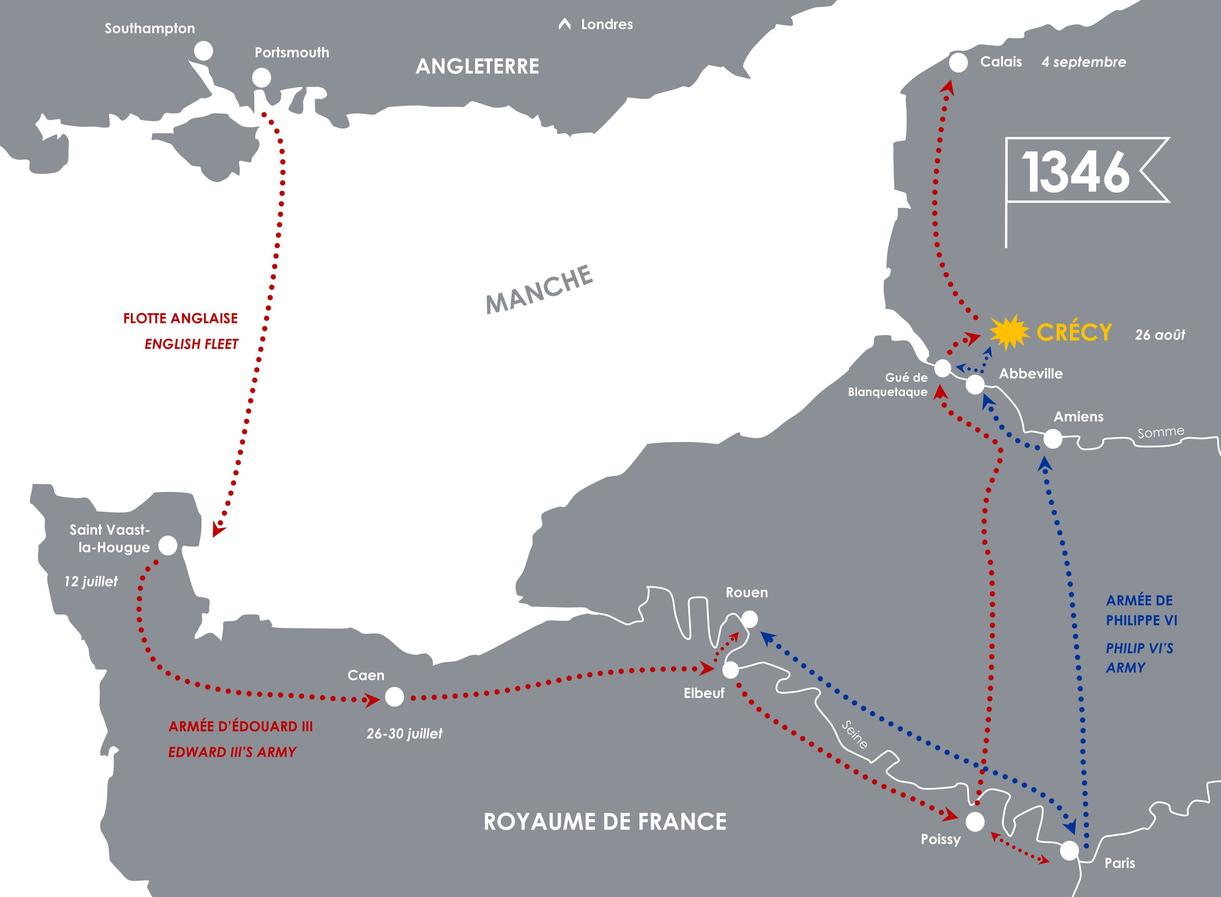Centre historique Crécy la bataille - Wivisites